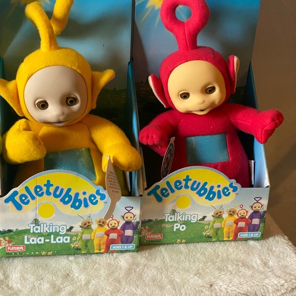 Hasbro | Toys | Vintage Talking Teletubbies Plush Tinky Winky Dipsy ...